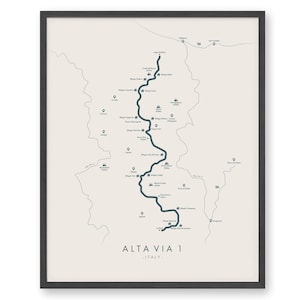 Alta via 1 Trail Map | Alta via 1 Trail Map | Dolomite High Route 1 ...