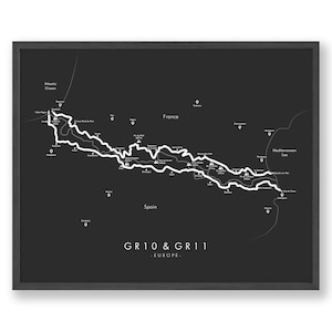 GR10 and GR11 Map | GR10 and GR 11 Trail Map | GR10 and GR 11 Loop ...