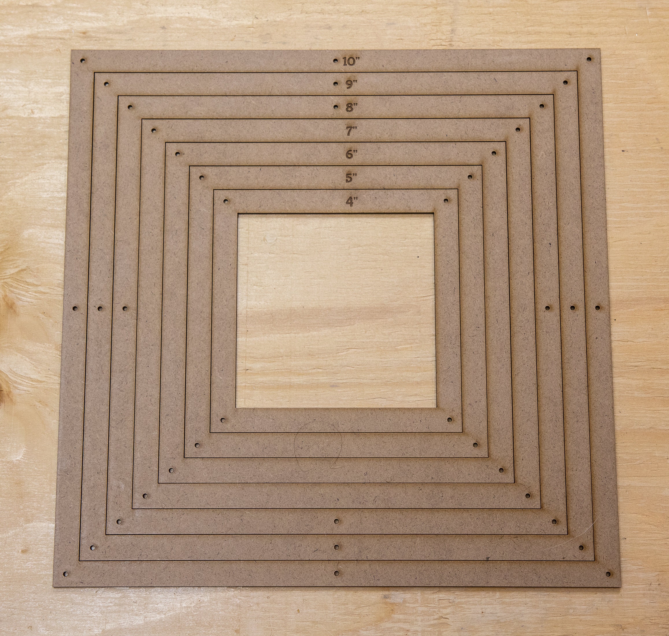 Square Stained Glass Layout Frames - Etsy