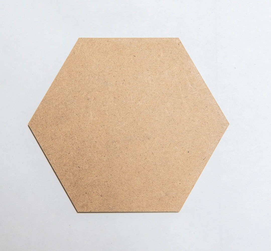 Unfinished Laser Cutouts Hexagons - Etsy