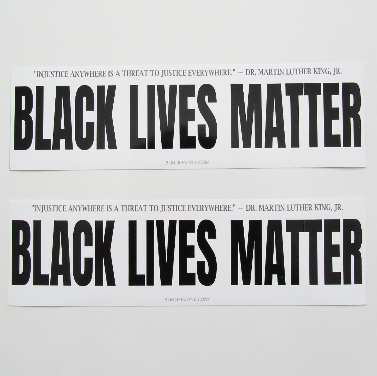 Black Lives Matter Bumper Sticker or Laptop Decal. Set of 2 - Etsy