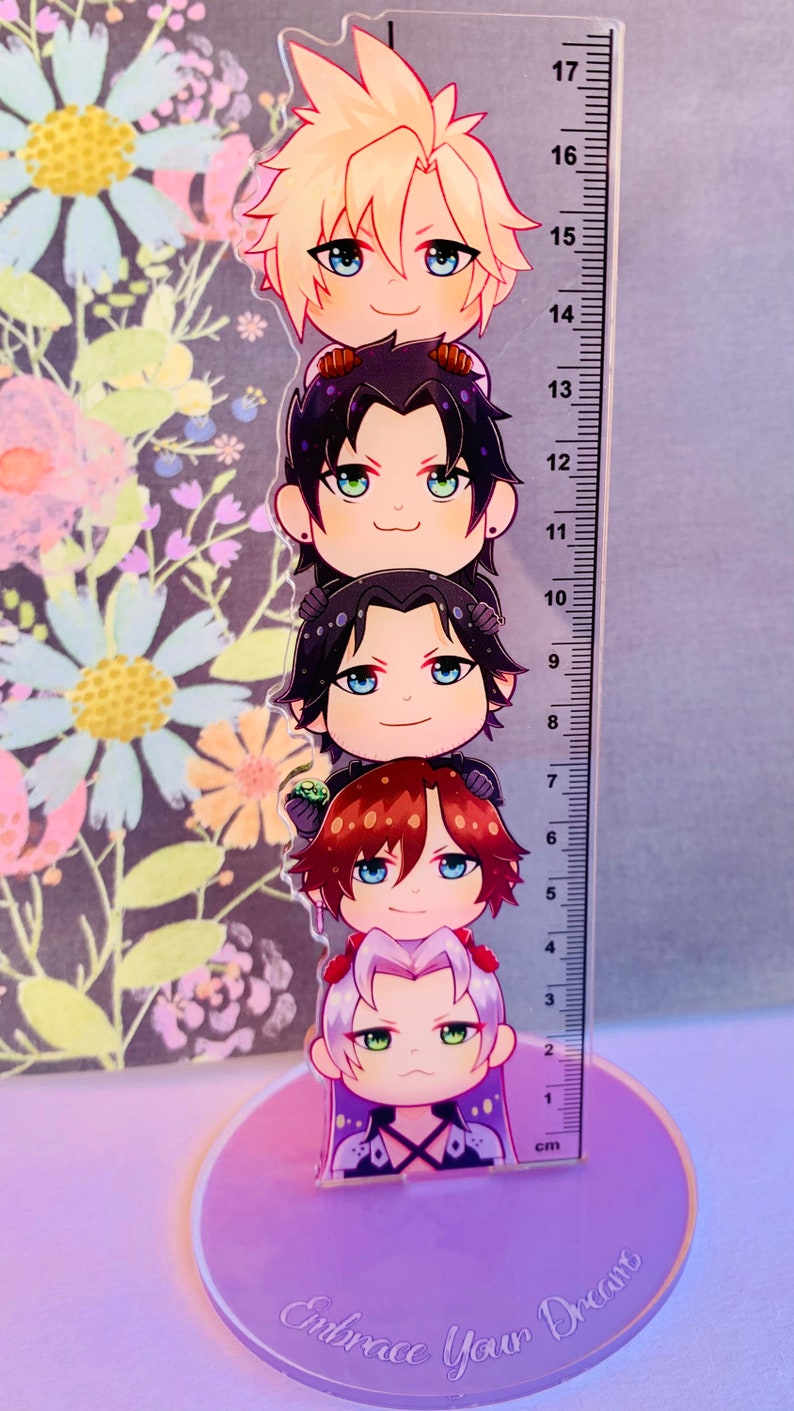 FF7 Final Fantasy 7 Clear Acrylic Ruler Standees | Etsy