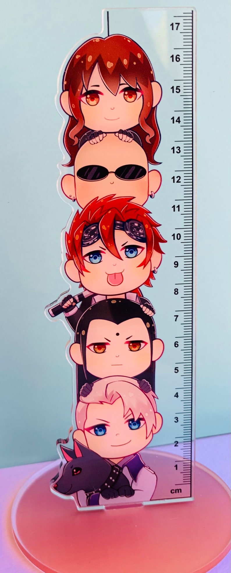 FF7 Final Fantasy 7 Clear Acrylic Ruler Standees | Etsy