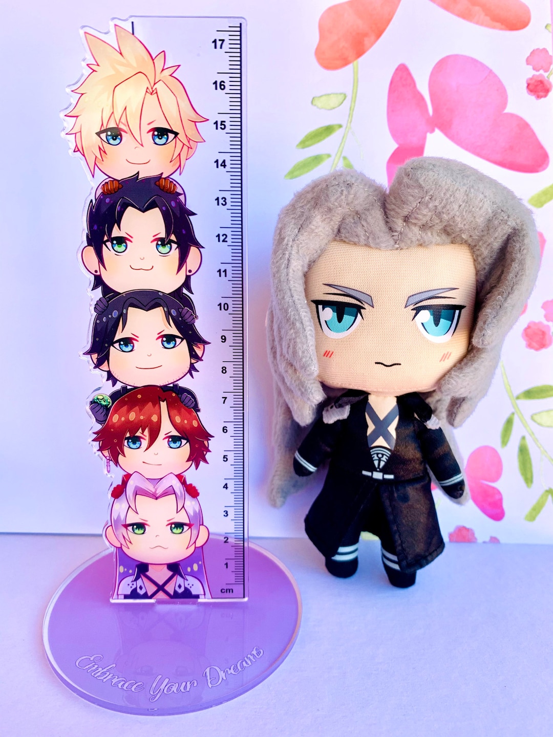 FF7 | Final Fantasy 7 | Clear Acrylic Ruler Standees - Etsy