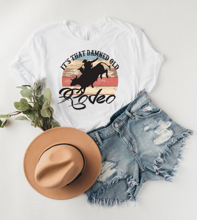 Damned Old Rodeo | Sublimation Design Download - Etsy