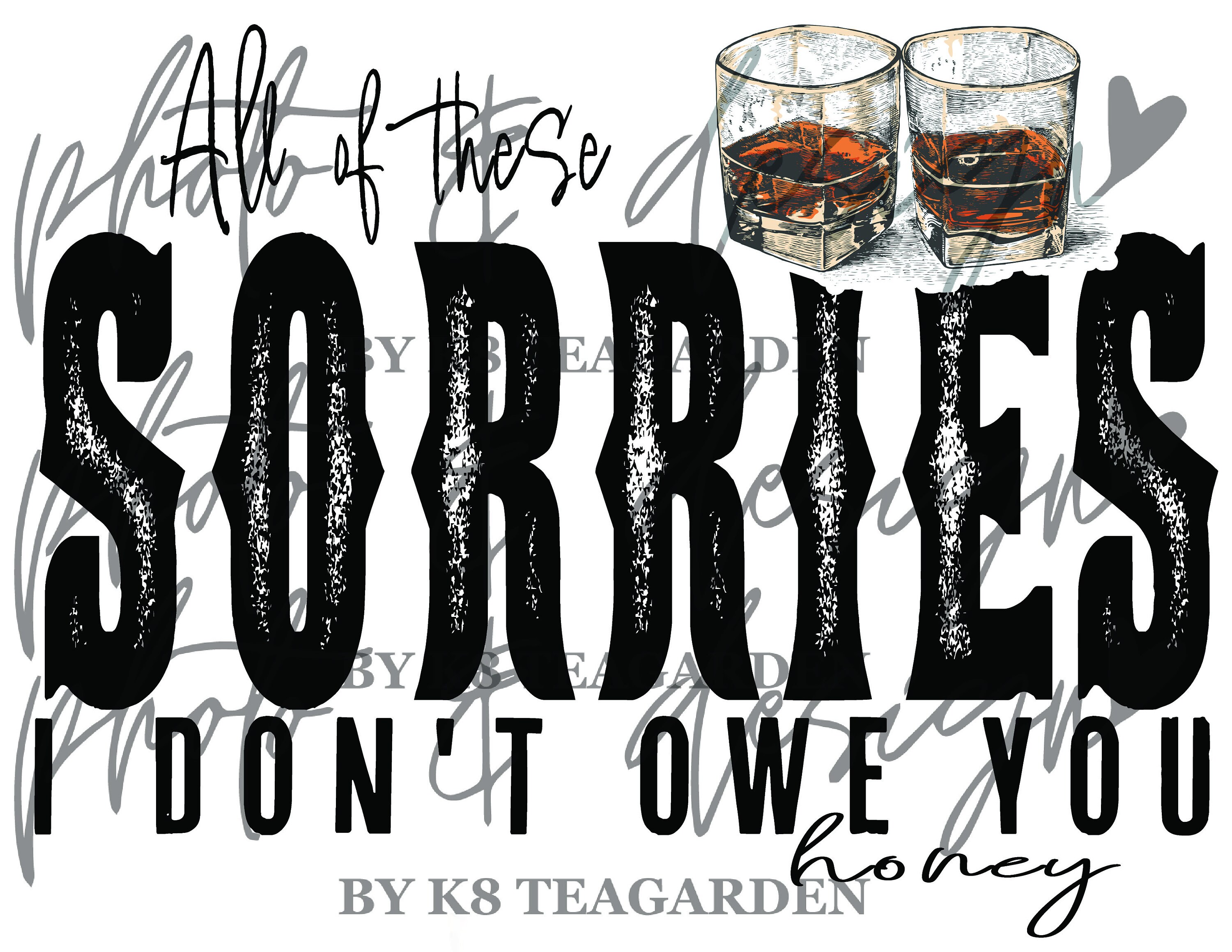 All of These Sorries | PNG Digital Download - Etsy