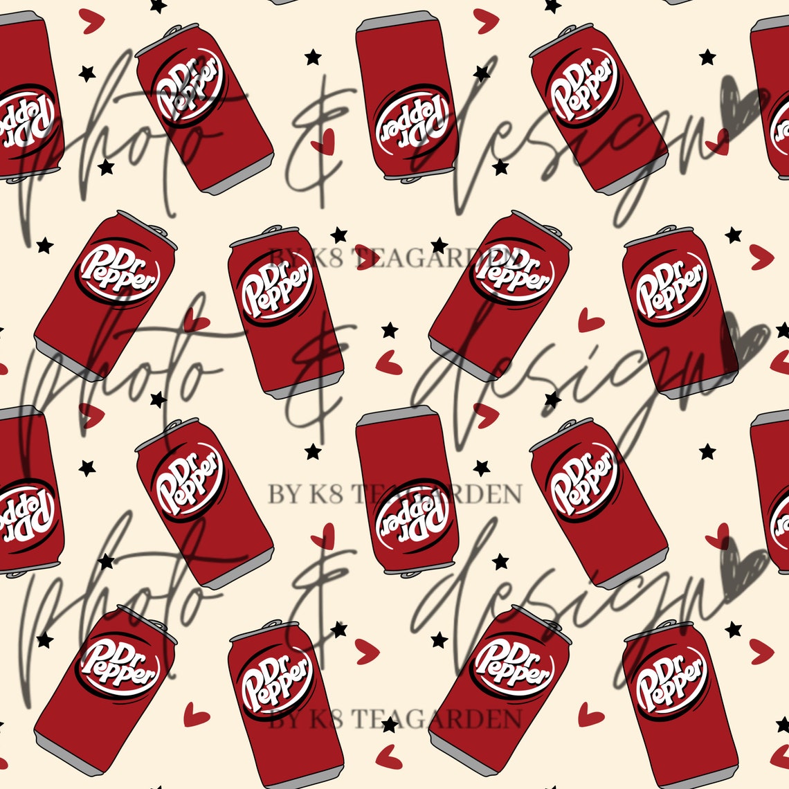 Soda Seamless Design - Etsy