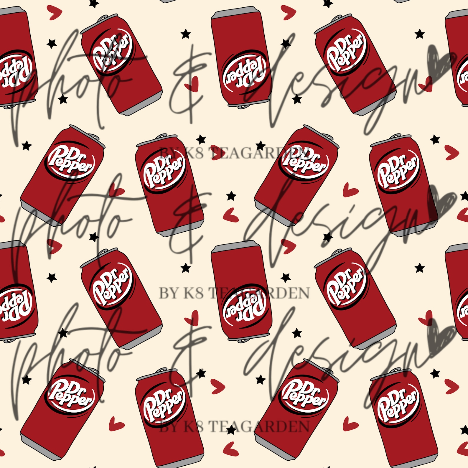 Soda Seamless Design - Etsy