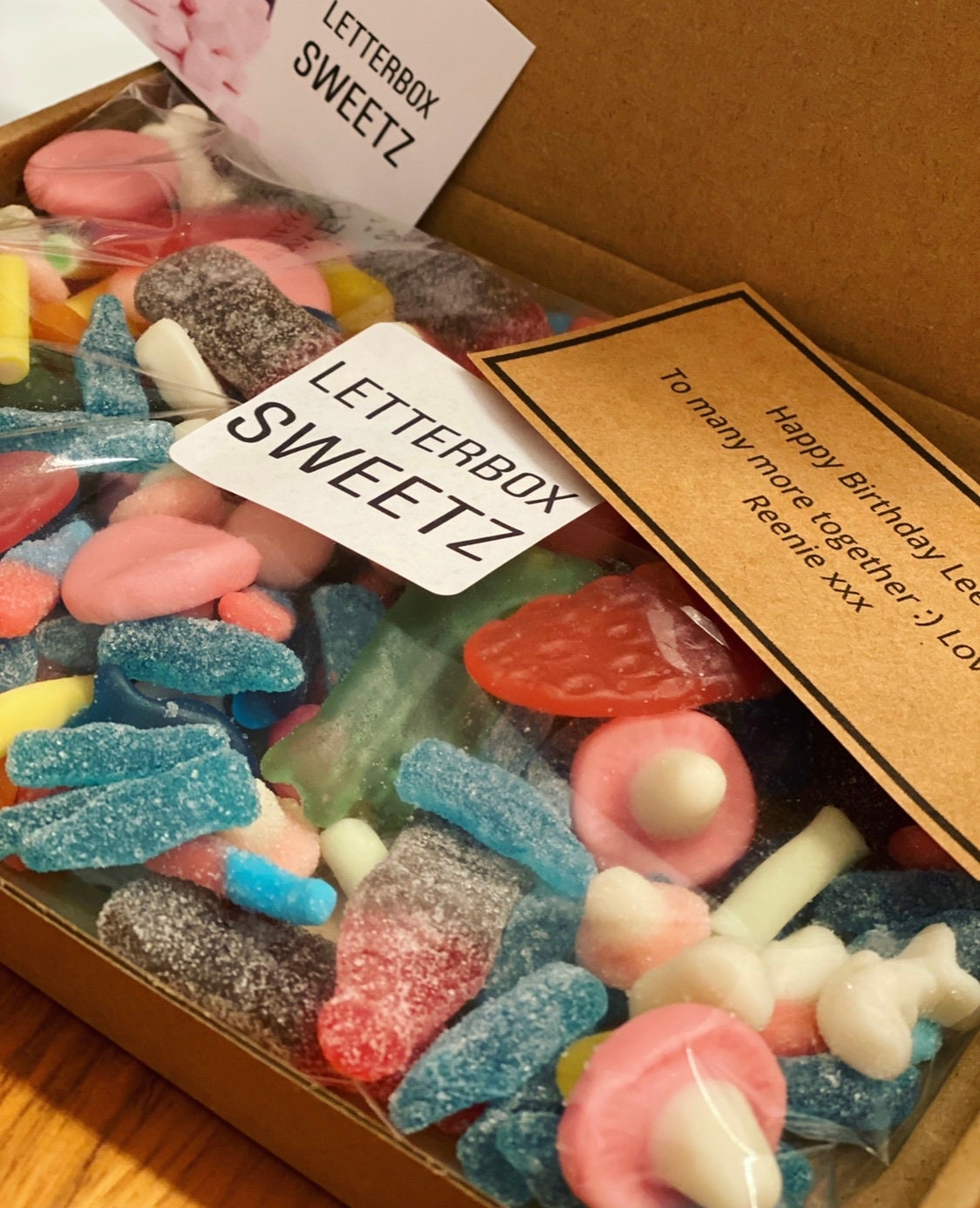 Sweet Gifts Letterbox Sweets Anniversary Good Luck Thank - Etsy Canada