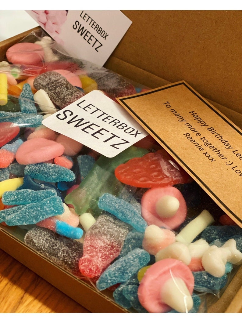 Sweet Box Gift Personalised Pick n Mix Sweets Letterbox Sweet | Etsy