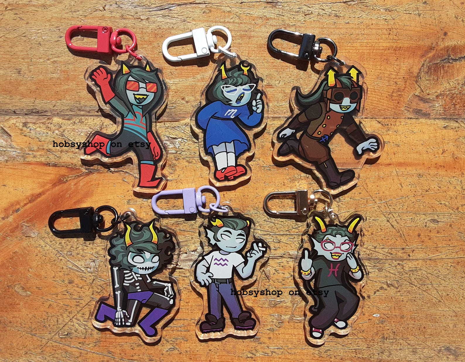 Homestuck Alpha Troll Keychains - Etsy