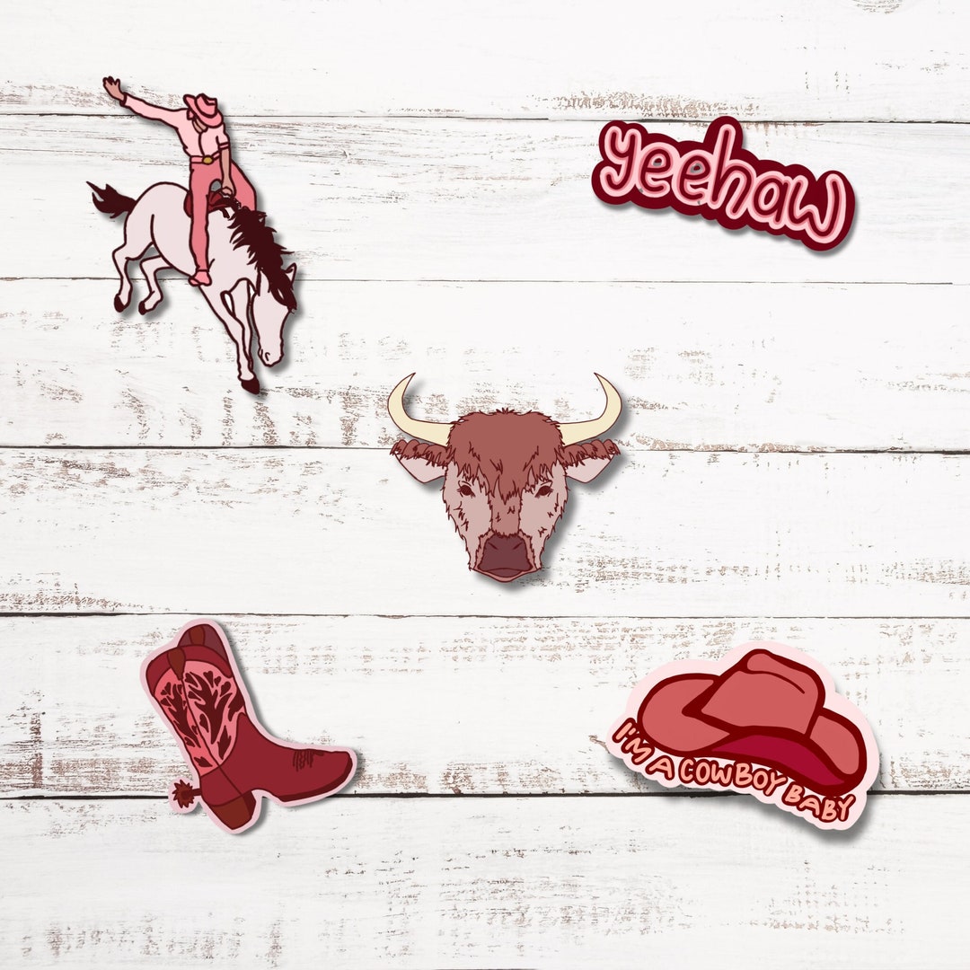 Western Sticker Pack - Etsy