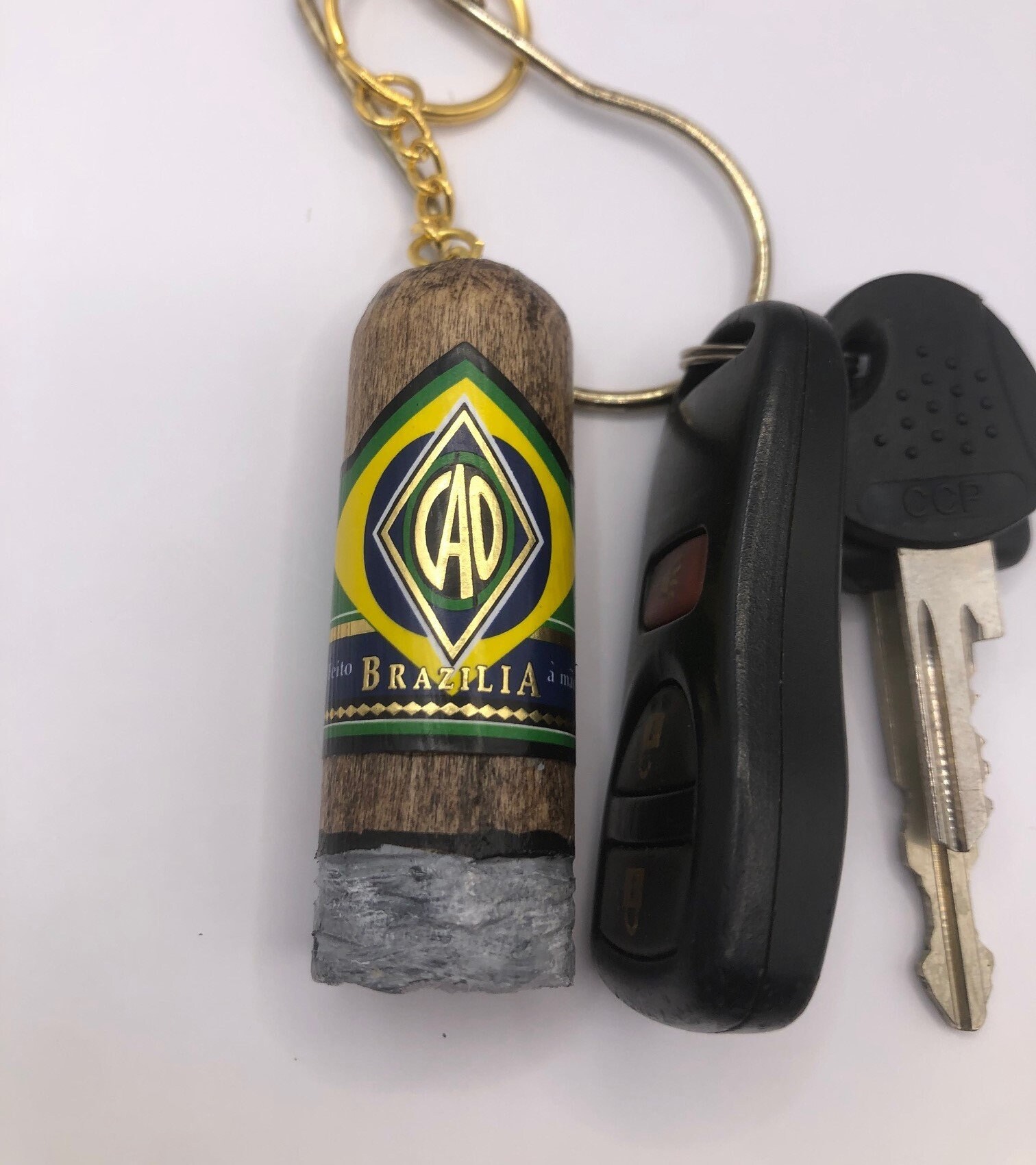 Realistic Cigar Keychains goldreal Labels | Etsy