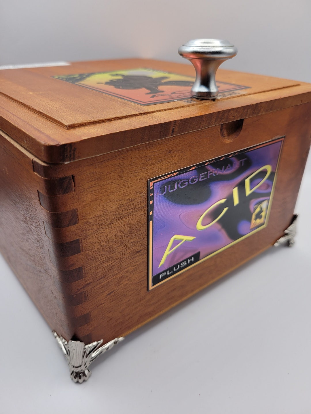 Acid Plush Upcycled Cigar Box Jewelry, Trinket - Etsy