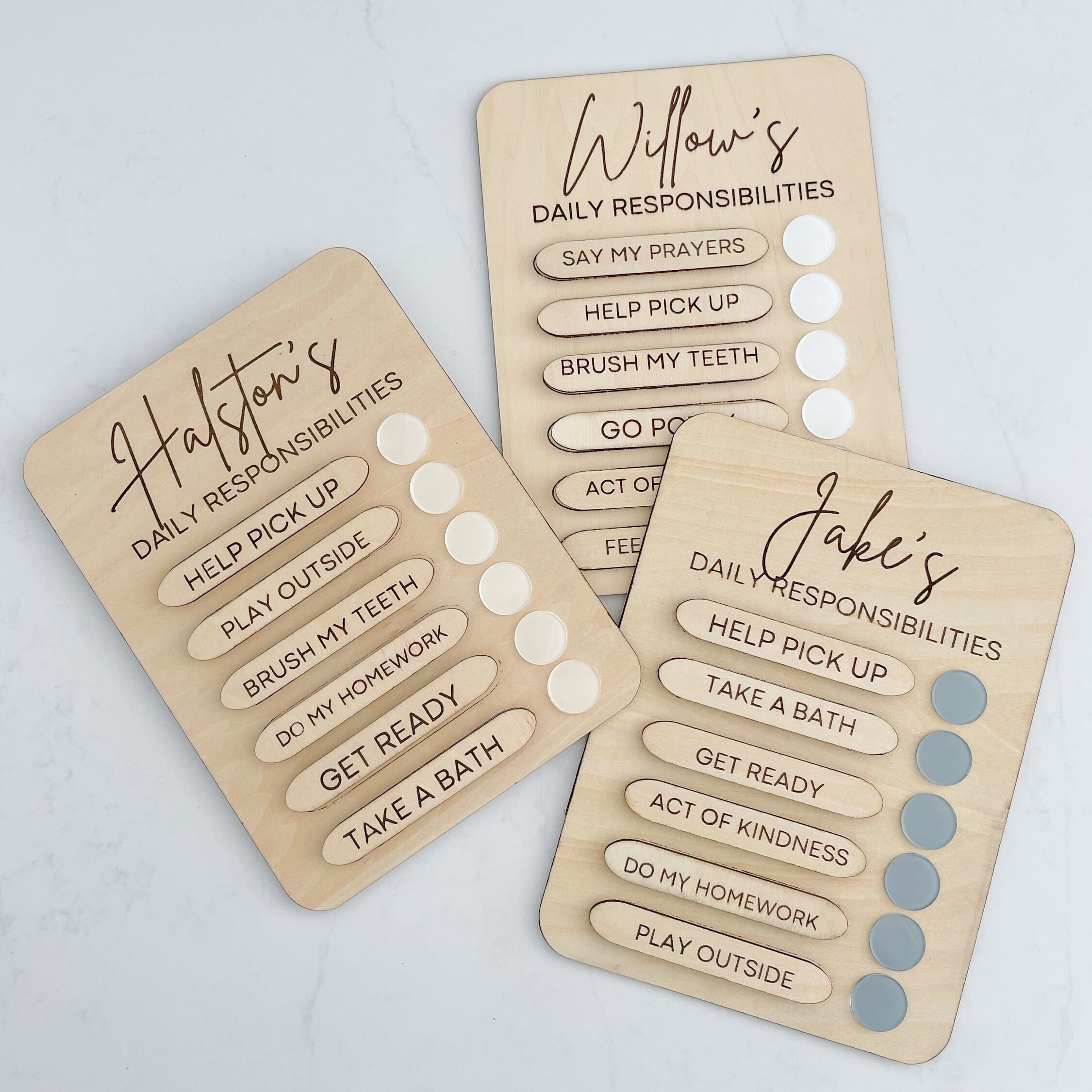 Personalized Toddler Chore/task Chart - Etsy