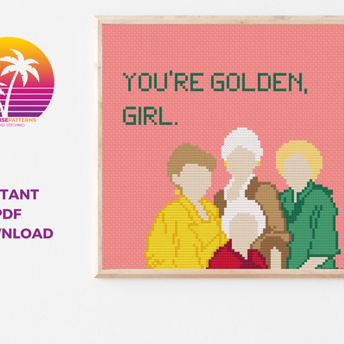 Golden Girls Cross Stitch Pattern - Etsy