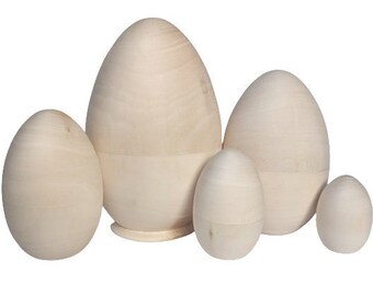 Wooden Easter Eggs Fillable - Etsy