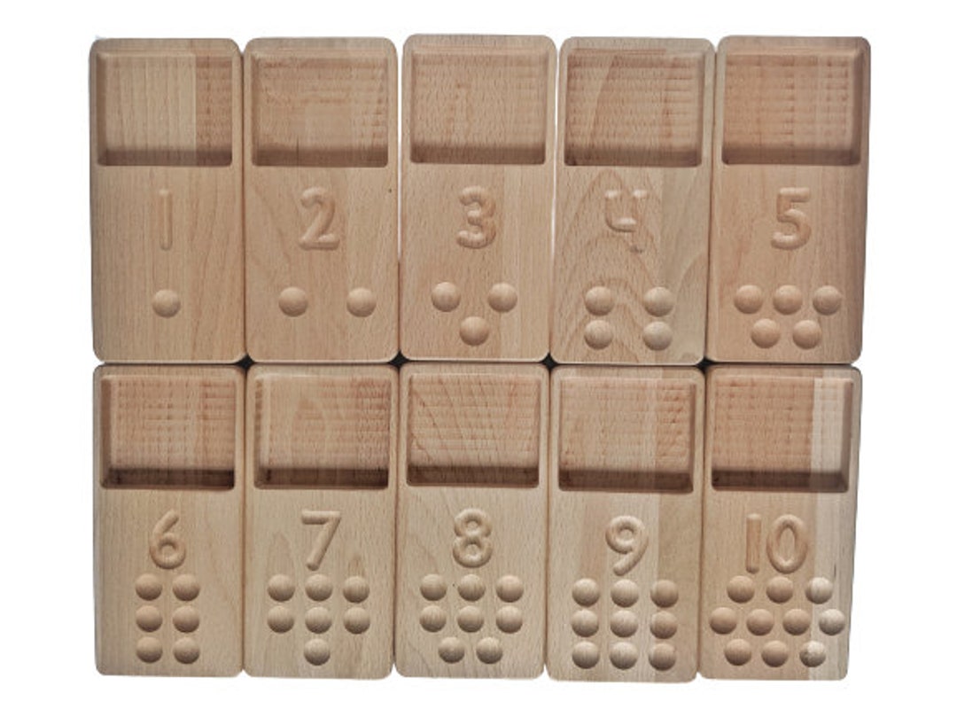 Wooden Number Trays (1-10) / Tracing Activity / Sorting Board / DIY ...