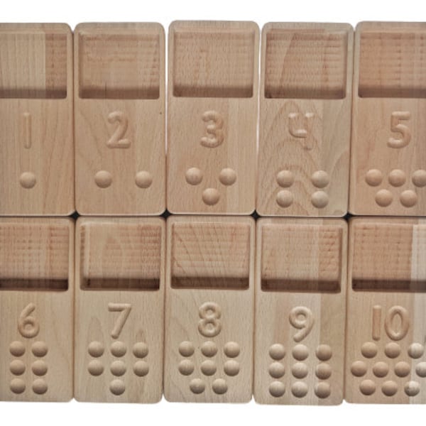 Wooden Number Board Peg Toy - Etsy