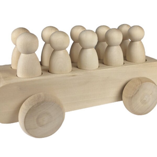 Peg People Car - Etsy