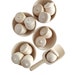 DIY Jumbo Wooden Acorn Sorting Set W Bowls and Scoop 17 Pcs / Large ...