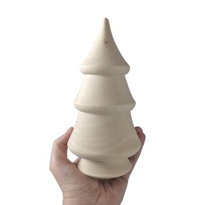 Wooden Fir Tree Box W 6 Mini Trees Unfinished / Mantle Decor / Forest ...