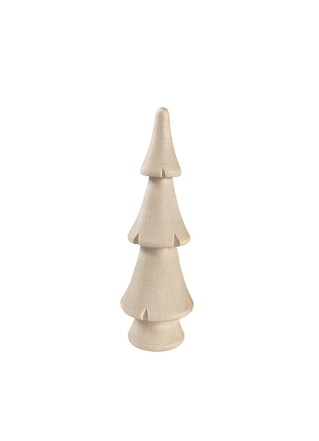 Unfinished Wood Tree Small (3.5") / Fir Tree Blank / Christmas Winter ...