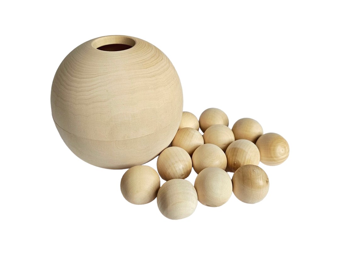 Wooden Ball Sorter W 12 Balls / DIY Sorting Game / DIY Sorting Toy ...