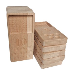 Wooden Number Trays (1-10) / Tracing Activity / Sorting Board / DIY ...