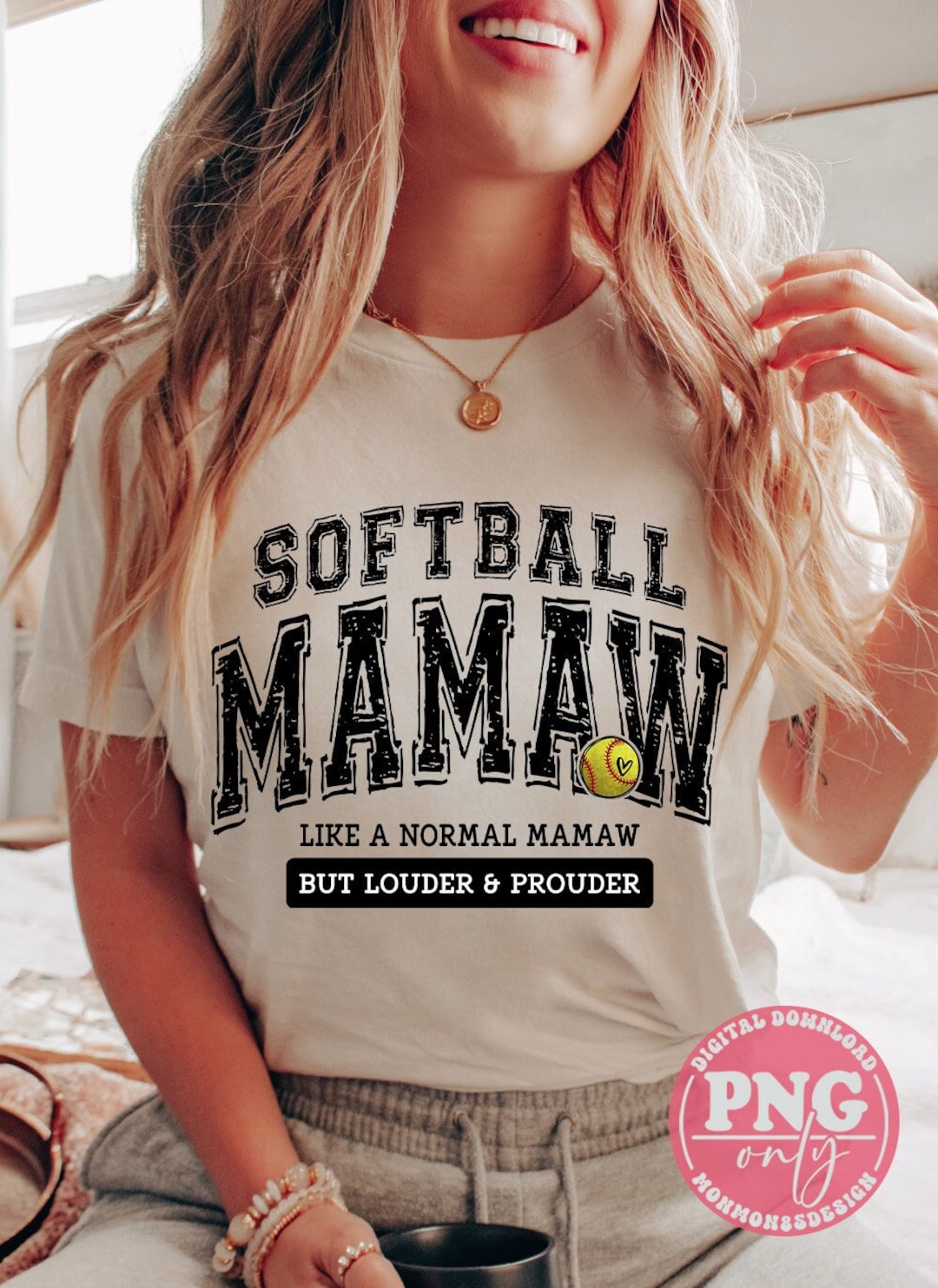 Softball Mamaw PNG, Varsity, Distressed, Softball Mamaw, Loud and Proud ...