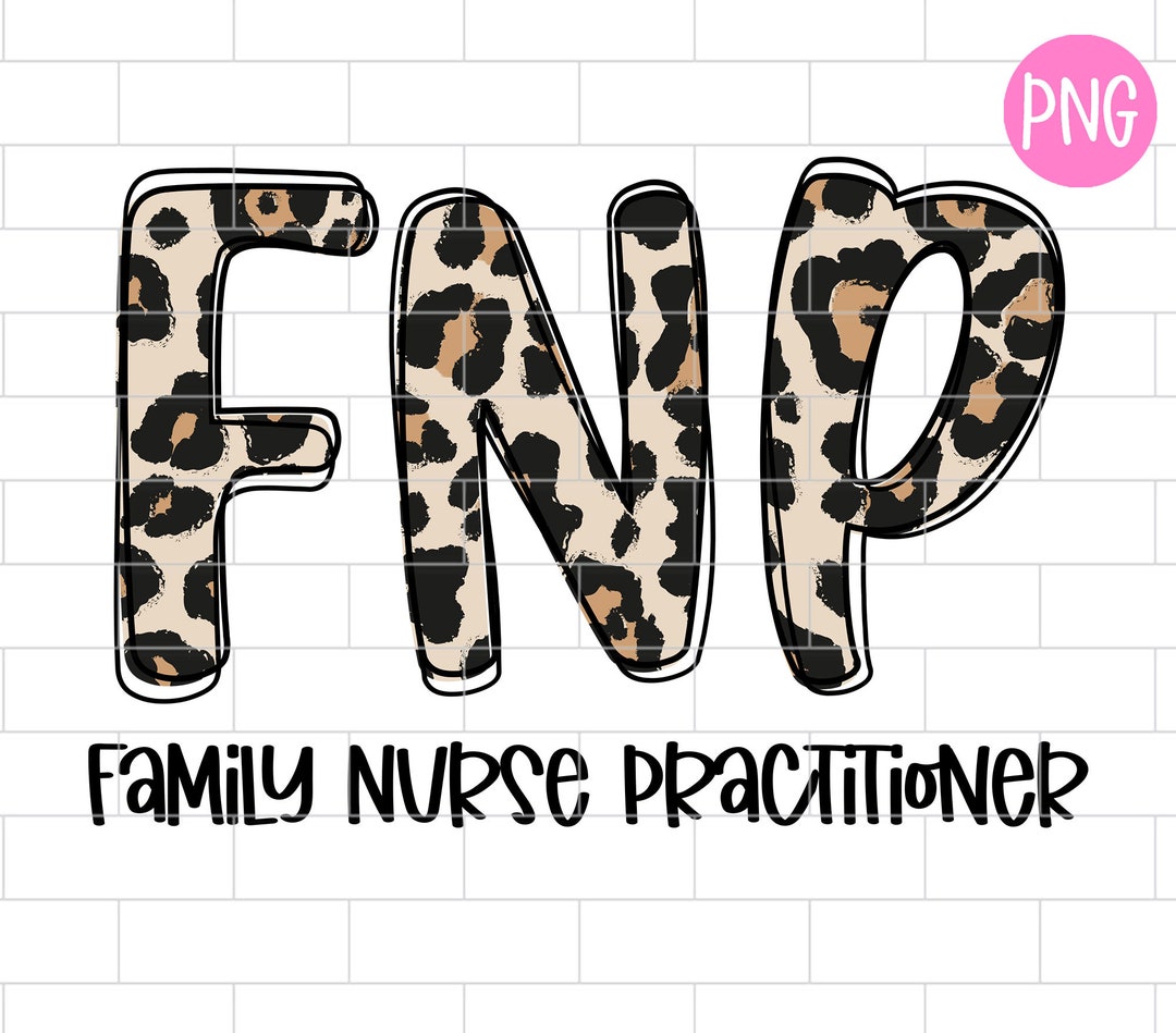 FNP Family Nurse Practitioner PNG Leopard Sublimation Design - Etsy