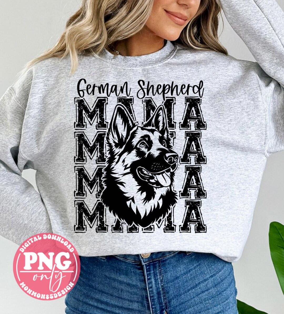 German Shepherd Mama PNG, Dog Mama Png, Dog Mom Life Png, German ...