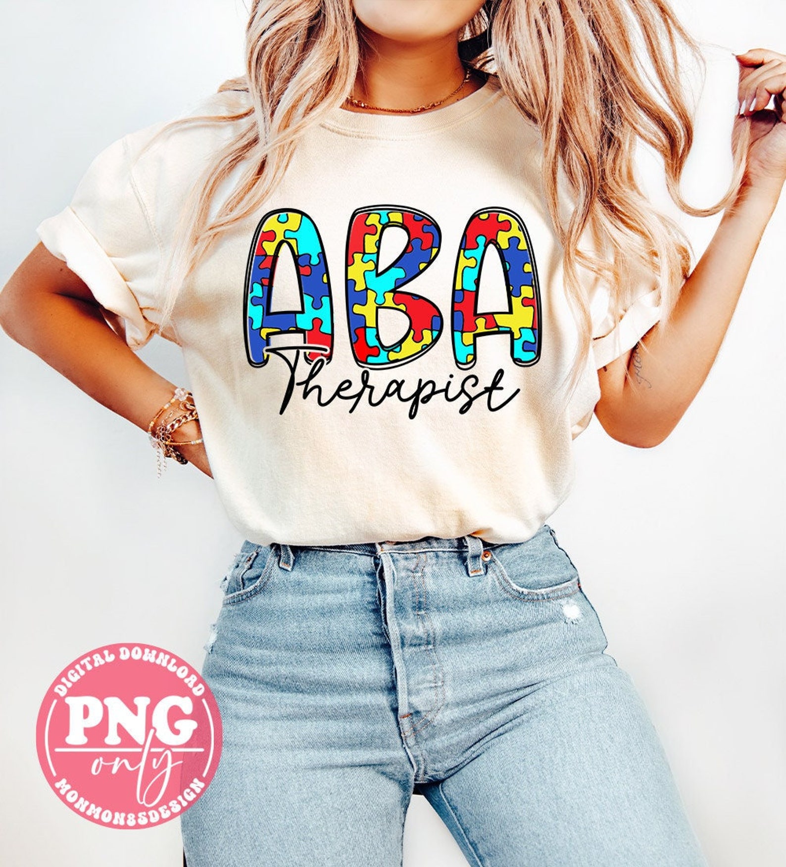 ABA Therapist Png, Applied Behavior Analysis Sublimation Designs ...
