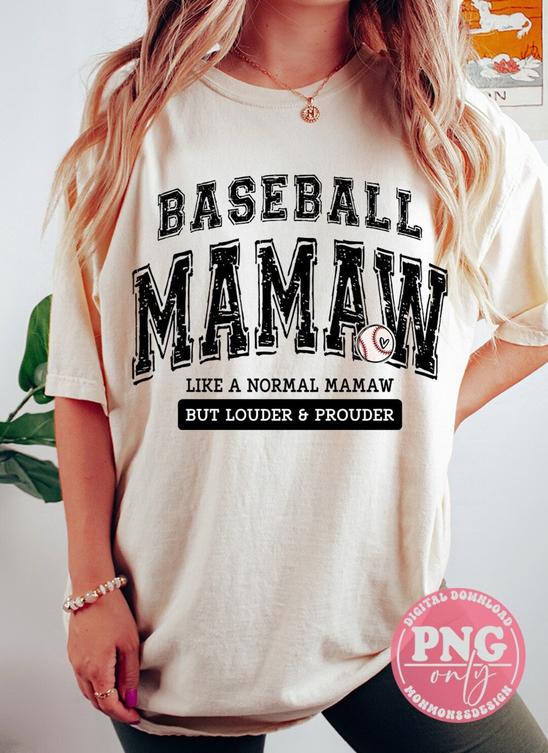 Baseball Mamaw PNG, Varsity, Distressed, Loud and Proud Baseball Mamaw ...
