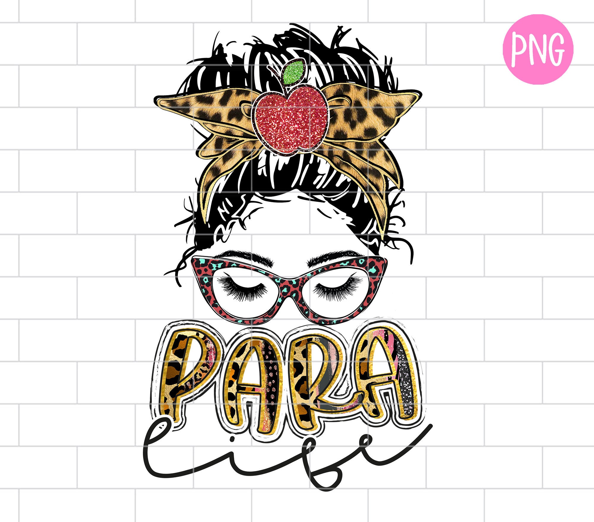 Para Life PNG Paraprofessional Crew Leopard Sublimation | Etsy