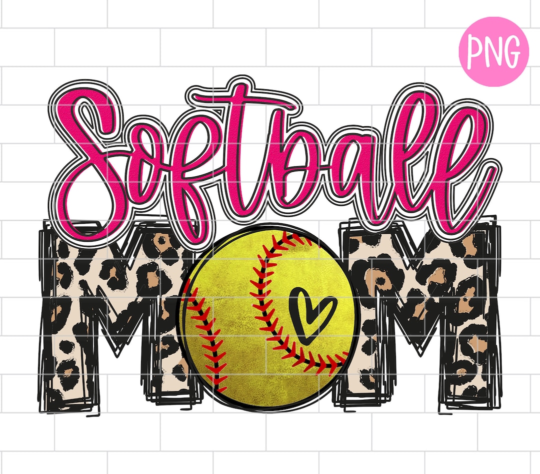 Softball Mom Pink PNG, Sublimation Design Downloads - Etsy