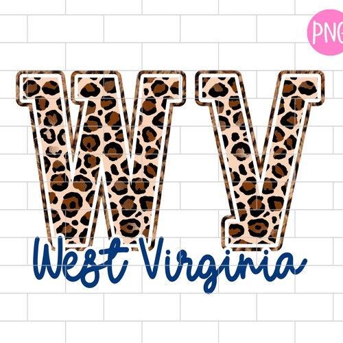 West Virginia WV Tie Dye Sublimation Design Digital - Etsy