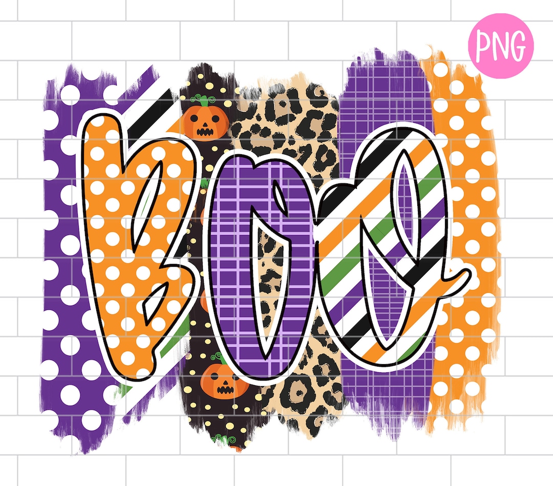 Halloween PNG, Boo Png, Boo Crew, Happy Halloween, Sublimation Design ...