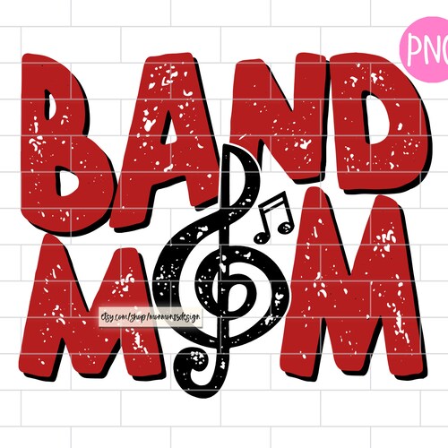 Band MOM SVG/PNG - Etsy