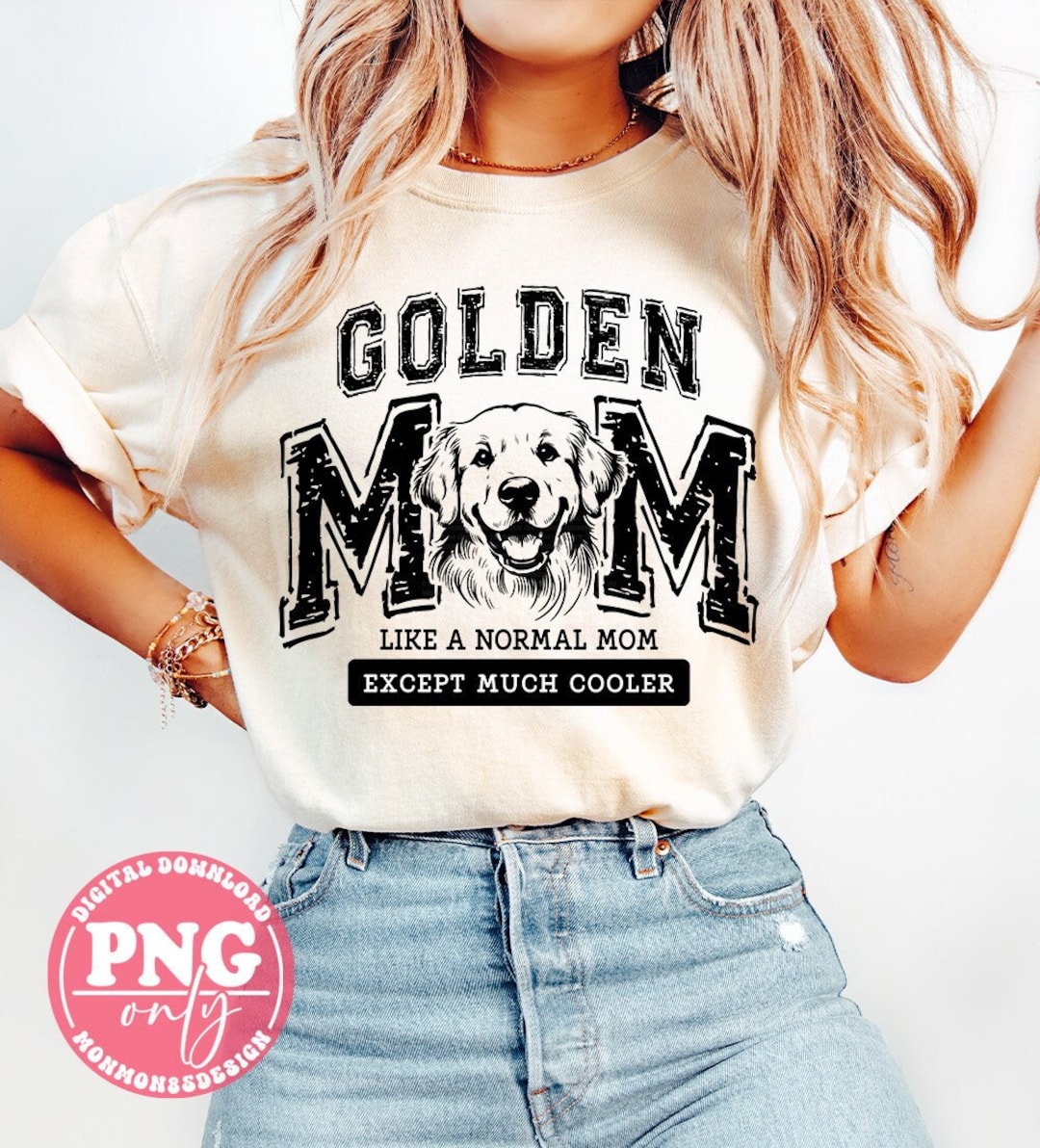 Golden Mom PNG, Golden Retriever Mama Png, Dog Mom Life Png, Dogs ...