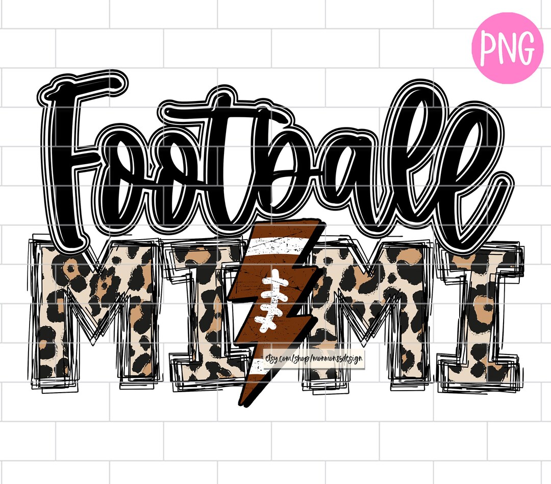 Football Mimi PNG, Sublimation Design Downloads - Etsy