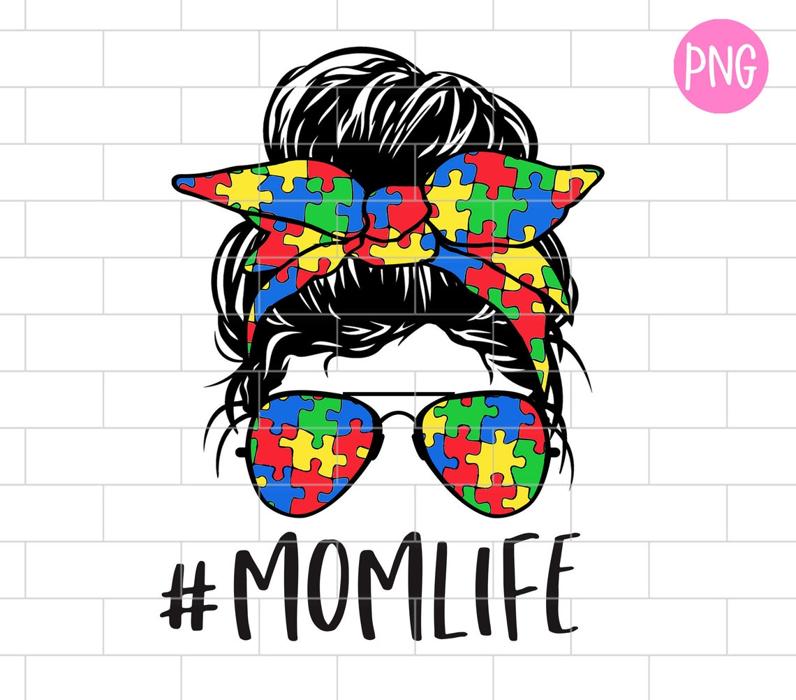 Autism Mom PNG, Autism Mom Life Sublimation Design Downloads - Etsy Canada