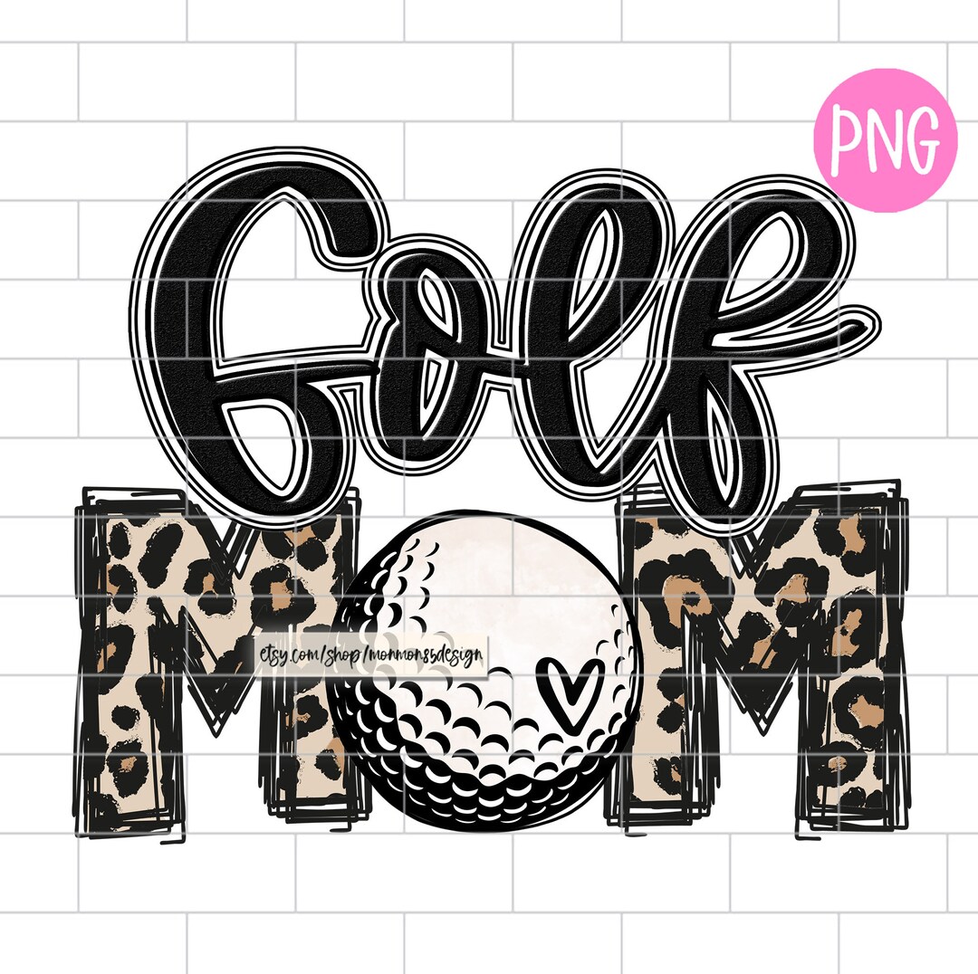 Golf Mom Black PNG, Sublimation Design Downloads - Etsy