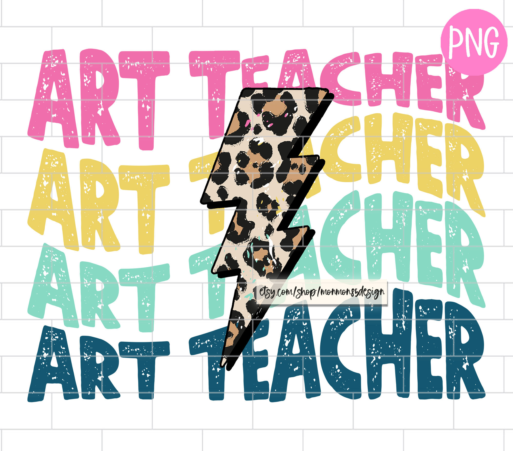 Art Teacher PNG Back to School Sublimation Design Downloads - Etsy
