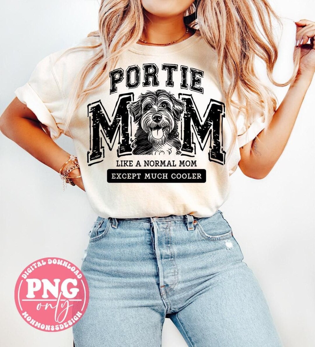 Portie Mom PNG, Portuguese Water Dog Mama Png, Dog Mom Life Png, Dogs ...