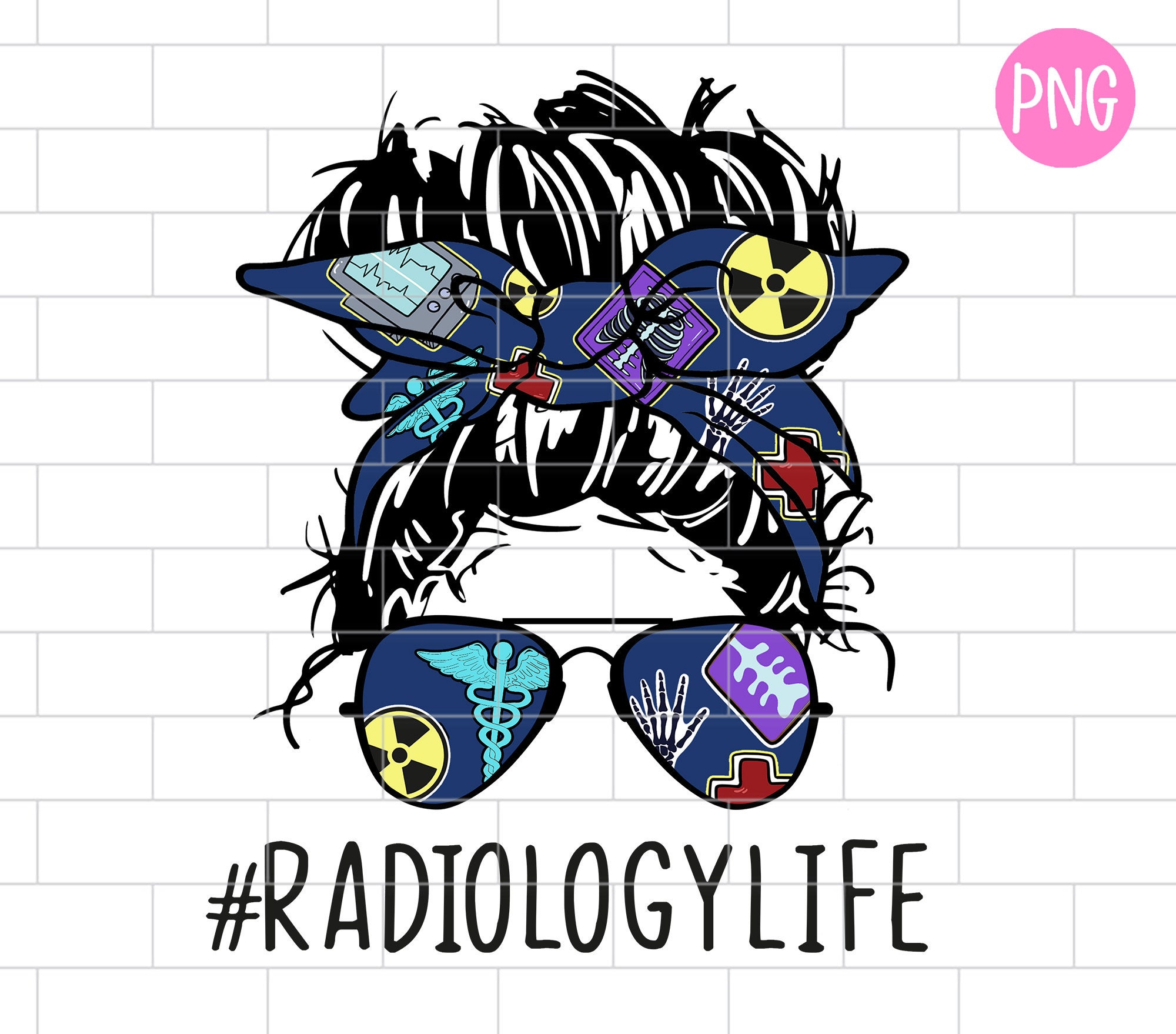 Radiology Life PNG, Radiologic Technician Png, X-ray Tech Sublimation ...