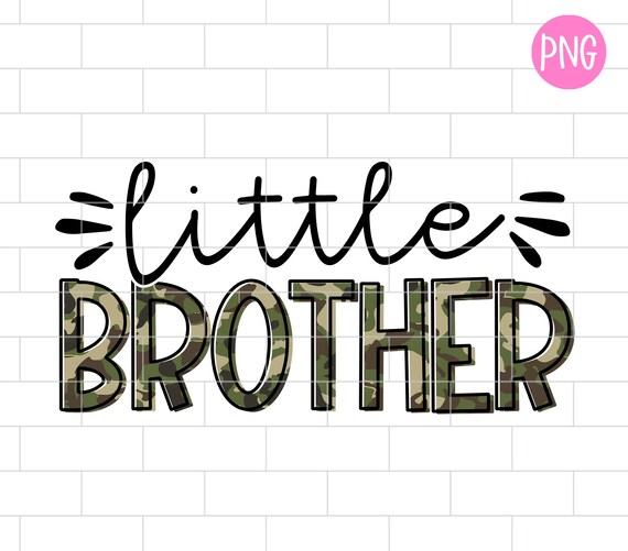 Little Brother PNG Lil Bro Sublimation Baby Boy Design - Etsy