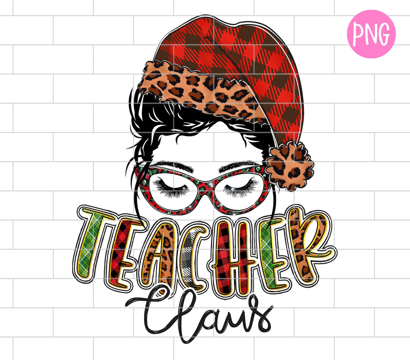 Teacher Christmas Png Teacher Claus Merry Christmas Teacher - Etsy
