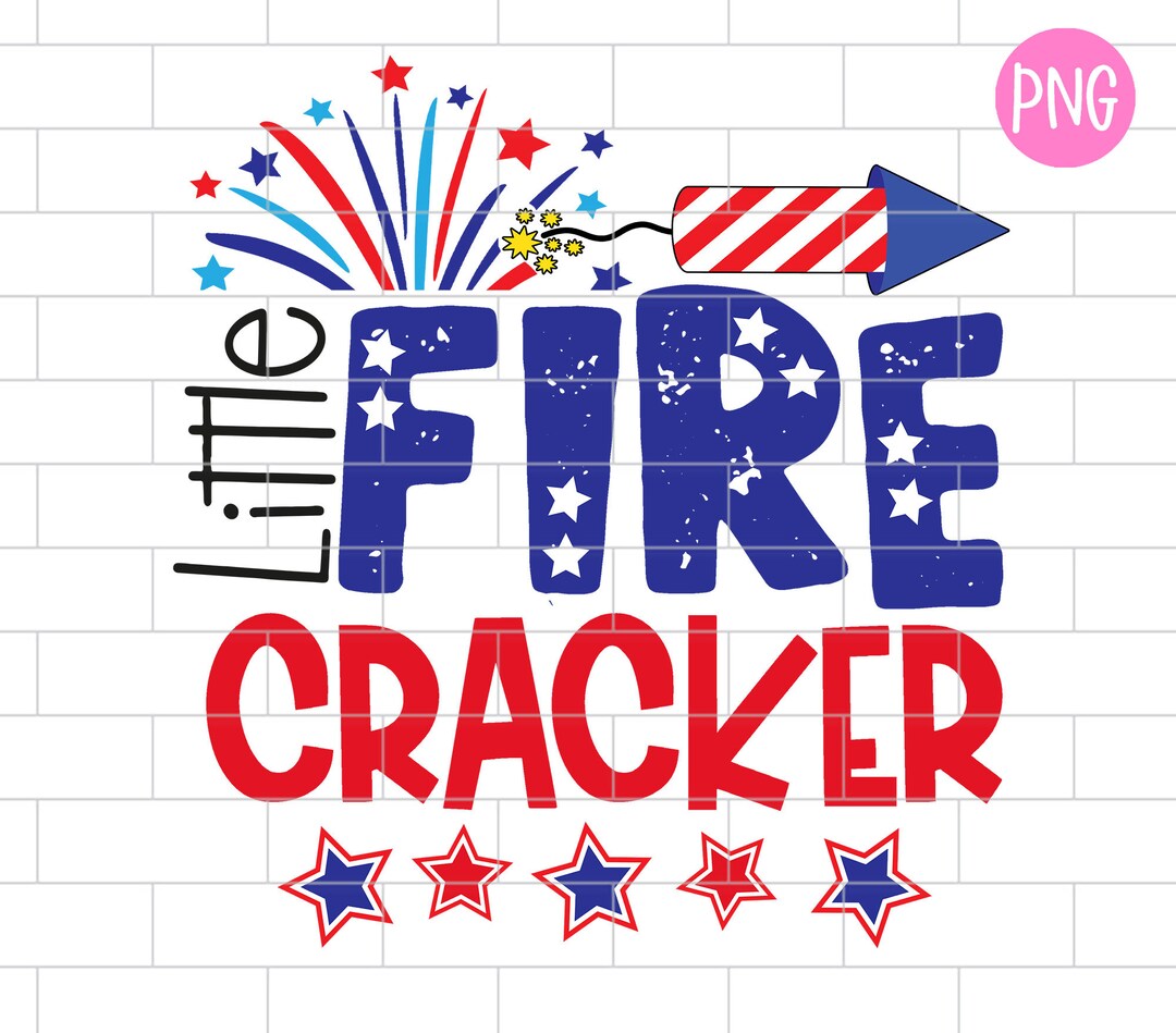 Little Firecracker PNG, 4th of July, America, Kids, Sublimation Design ...