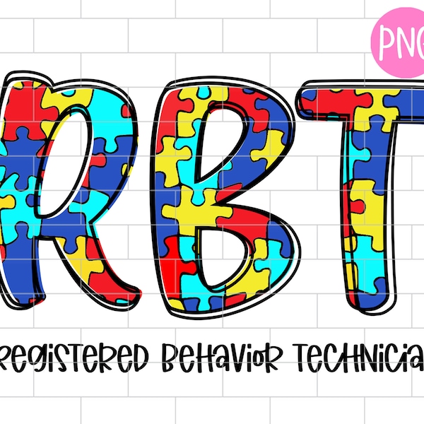 Registered Behavior Technician Png - Etsy